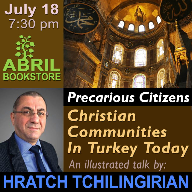 Dr. Hratch Tchilingirian to Talk About Christian Communities in Turkey ...