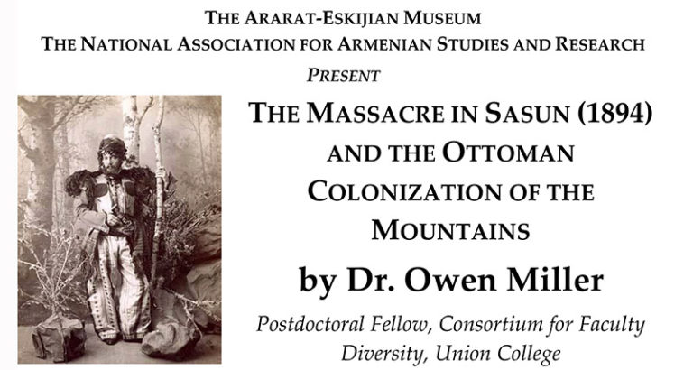 “The Massacre in Sasun (1894) and the Ottoman Colonization of the ...