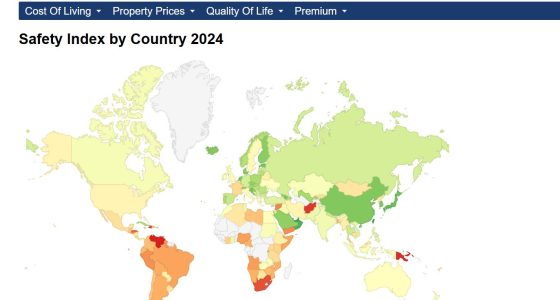 Numbeo Ranks Armenia Among the Top 10 Safest Countries In the World ...