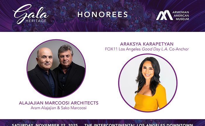 The Armenian American Museum Announces Heritage Gala Honorees ...